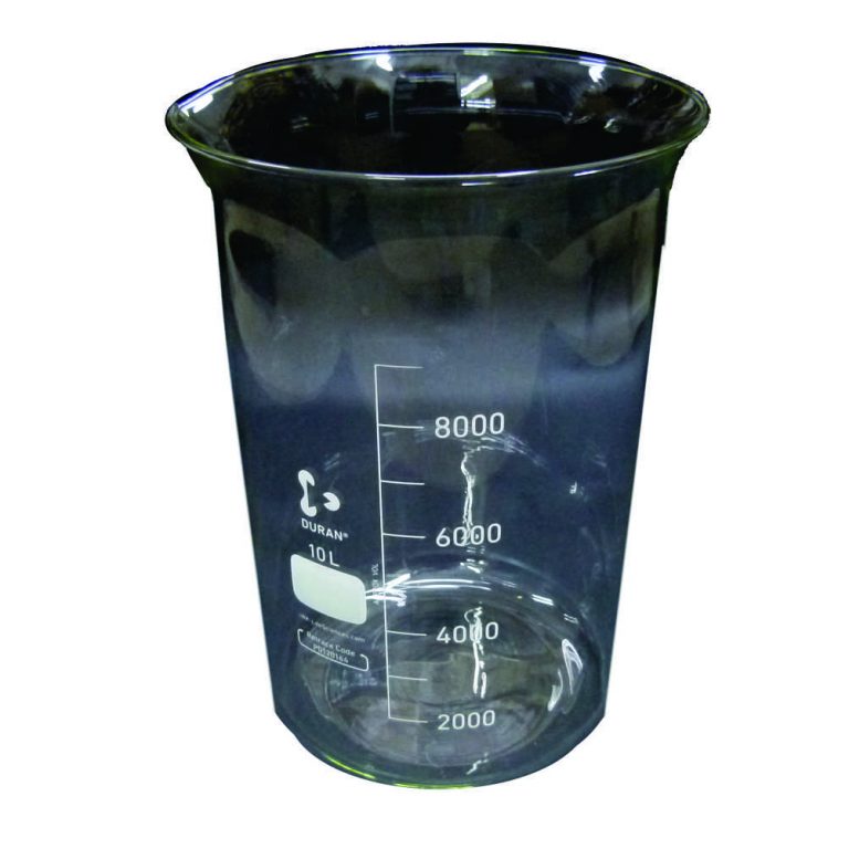 10 Litre Glass Beaker - Goldsmith & Jewellery Supplies