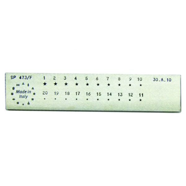 5 Sharp Point Star Drawplate Size: 1 - 3mm Made in Italy - Goldsmith ...