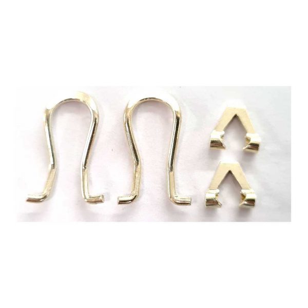 Sterling Silver Omega Clips Size: 16mm Per Pair - Goldsmith & Jewellery ...