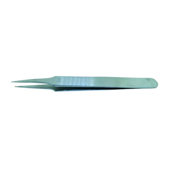 Stainless Steel #2 Tweezer - Goldsmith & Jewellery Supplies