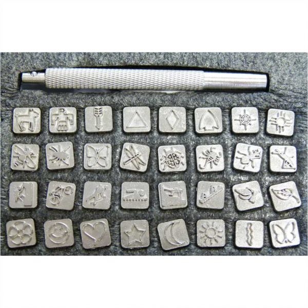32 Piece Embossing Set - Goldsmith & Jewellery Supplies