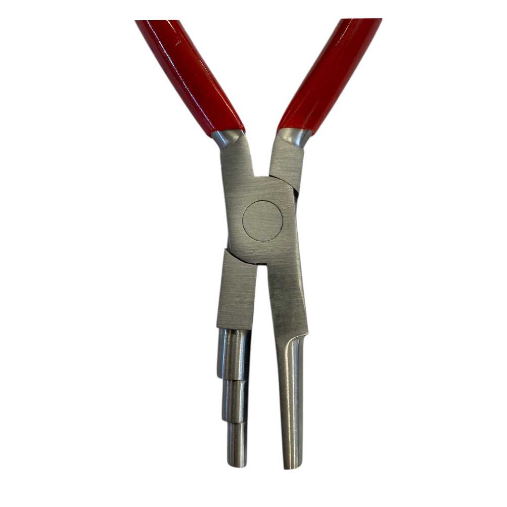 Heavy Duty Wire Looping With Step/Concave Plier